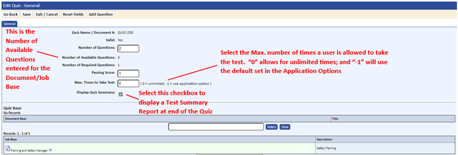 Adding a Quiz - TMS Academy