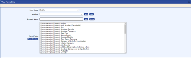 Viewing Forms Data - TMS Academy